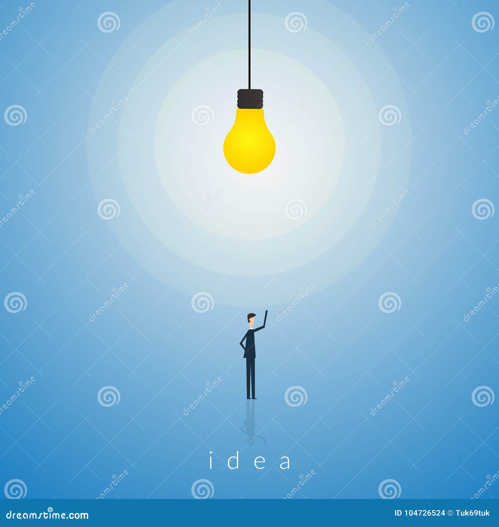 Bulb Light Idea . New Idea, Change, Trend, Courage, Creative Solution ...