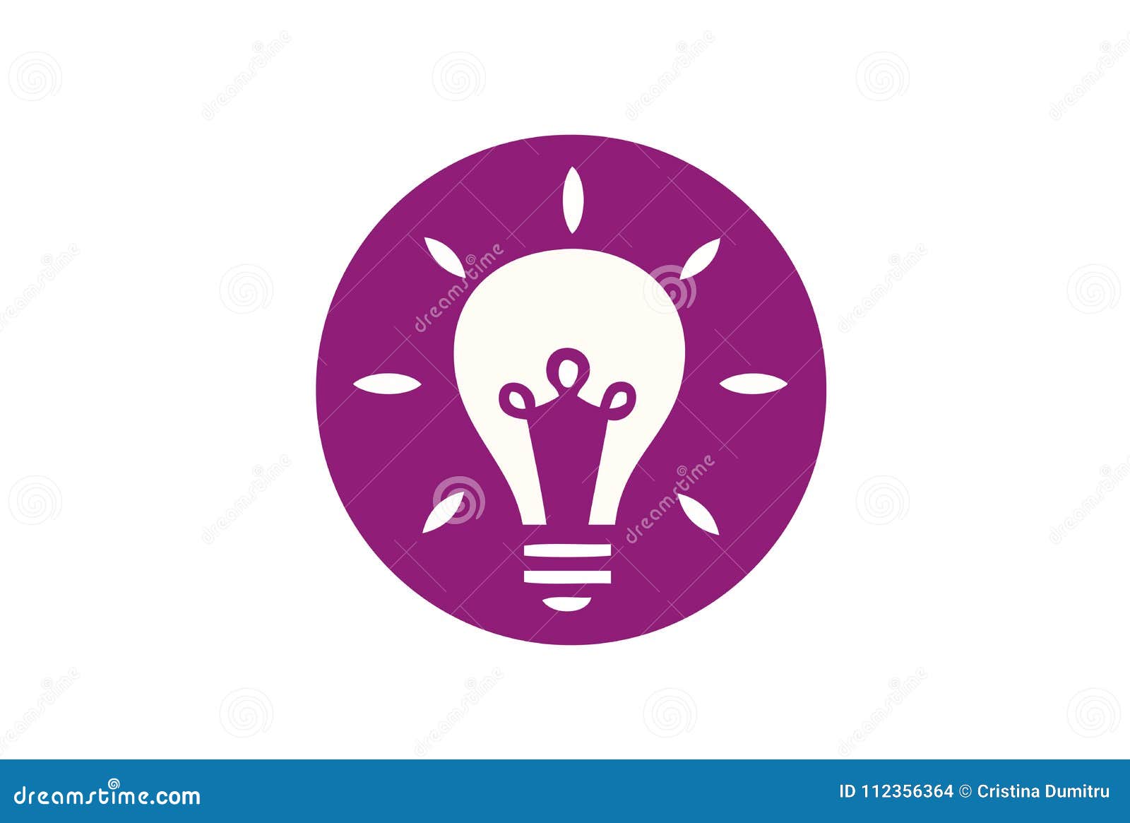 Bulb Logo Concept Design Element Stock Vector - Illustration of idea ...