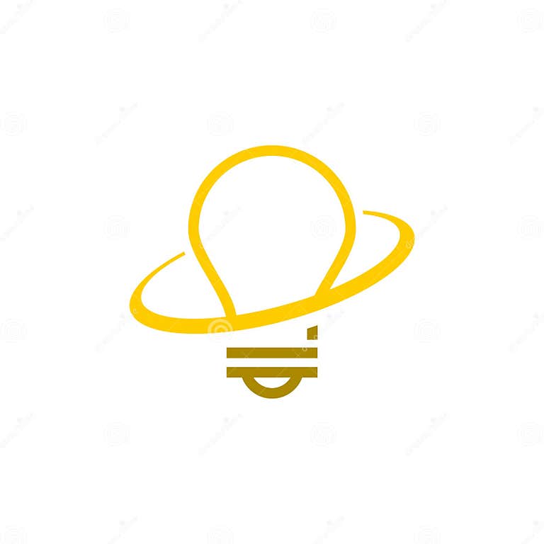 Bulb Logo Designs Concept. Light Bulb Idea Logo Icon Isolated on White ...