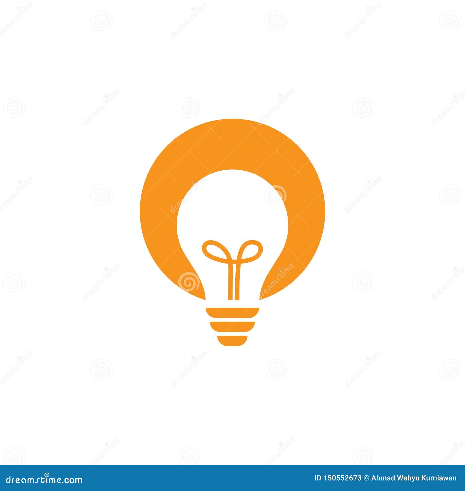 Bulb logo vector stock vector. Illustration of mind - 150552673