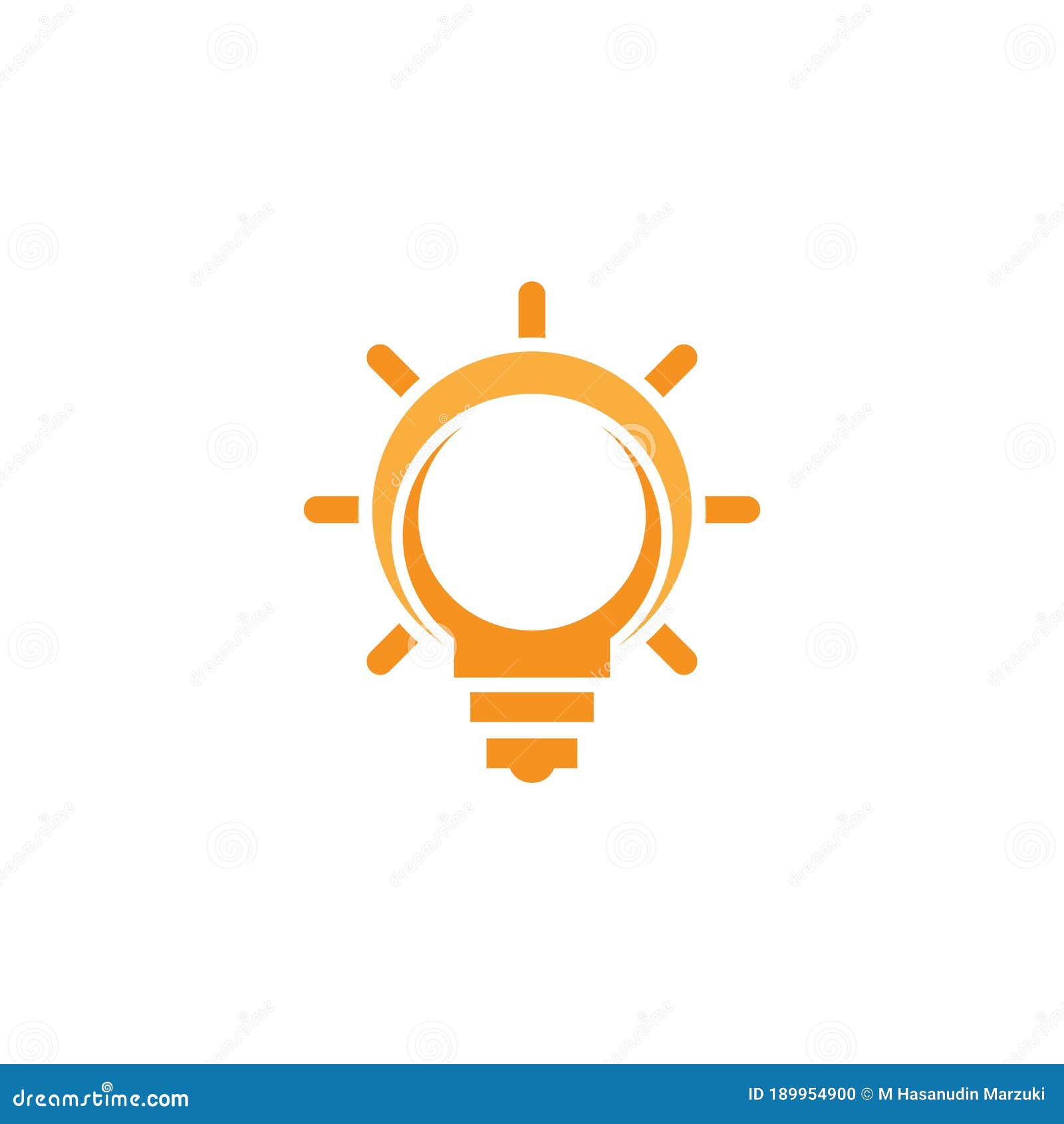 Bulb logo vector stock vector. Illustration of abstract - 189954900