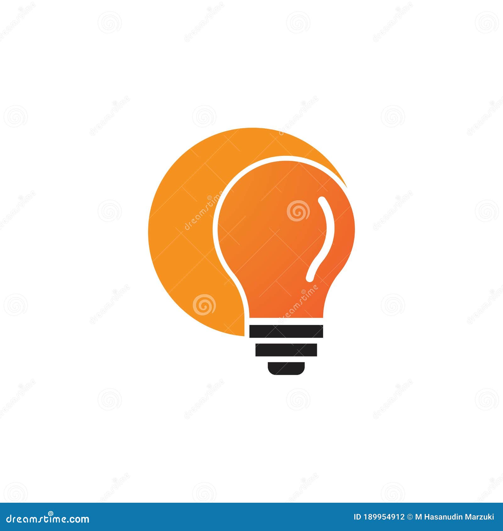 Bulb logo vector stock vector. Illustration of electric - 189954912