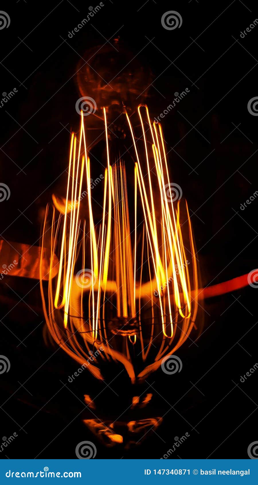 Bulb in lowlight stock image. Image of lowlight, light - 147340871