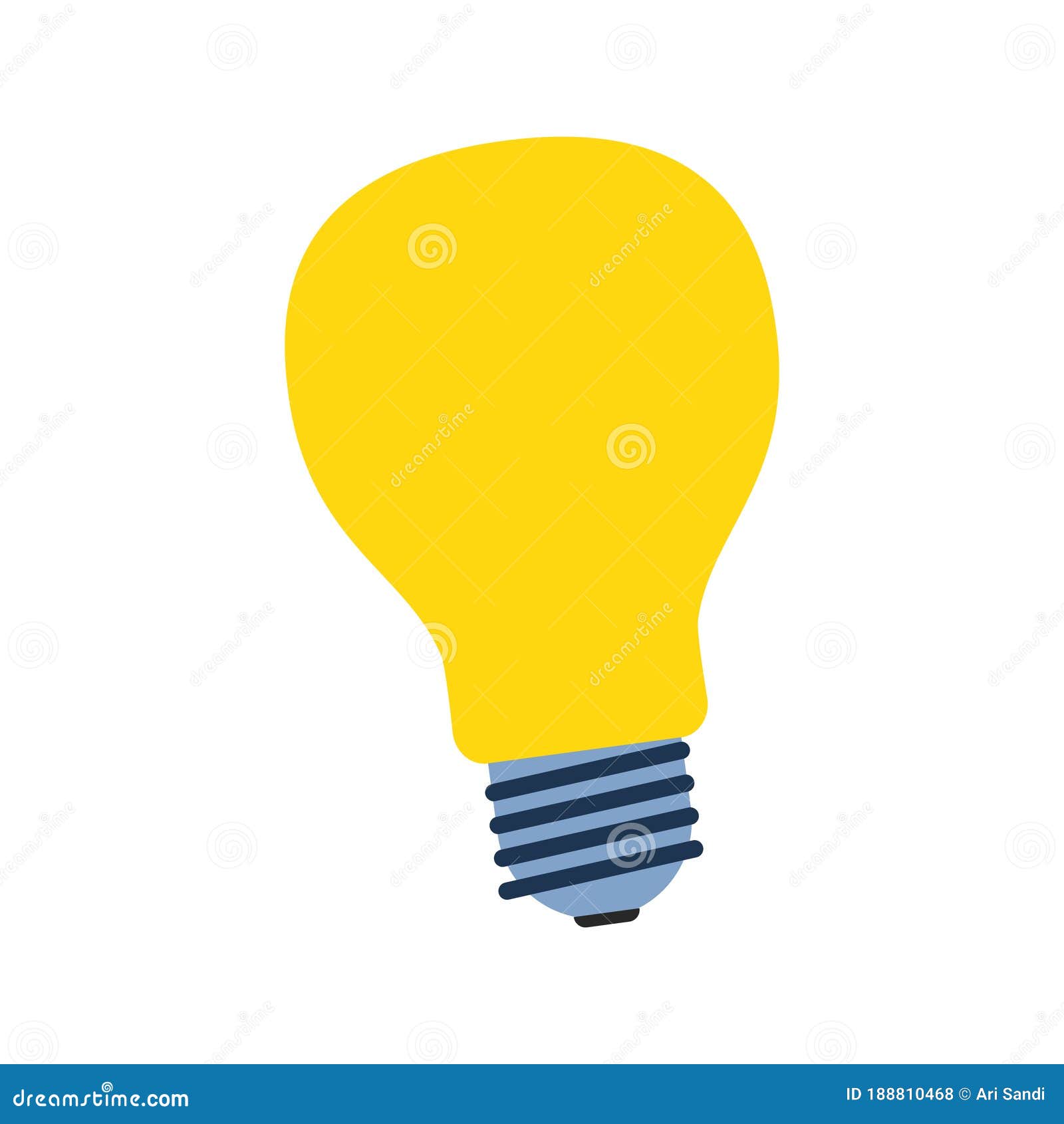 Bulb Neon Lamp Vector Illustration. Good for Cutting File Stock ...