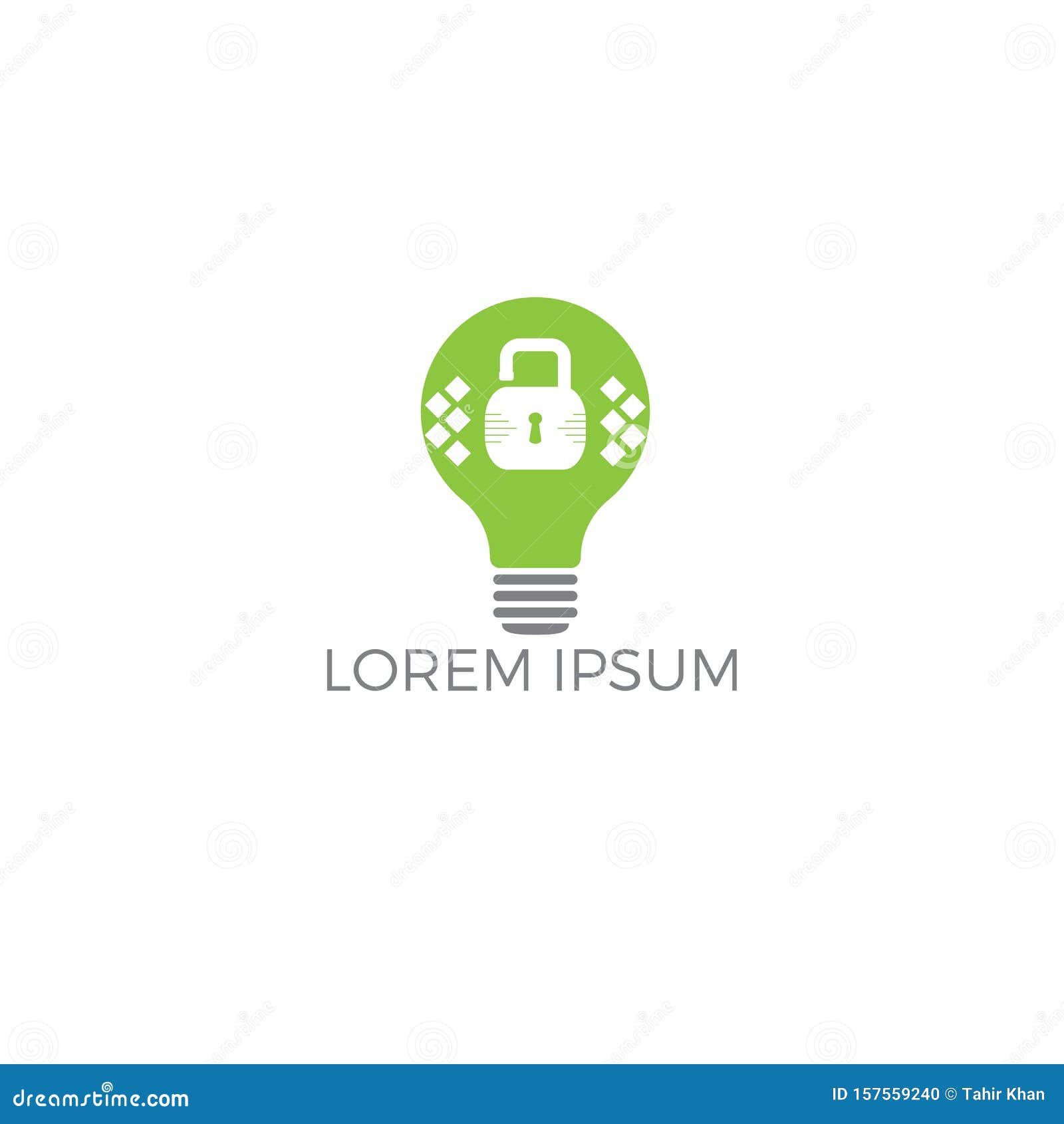 Padlock Security Vector Logo Design. Stock Vector - Illustration of ...