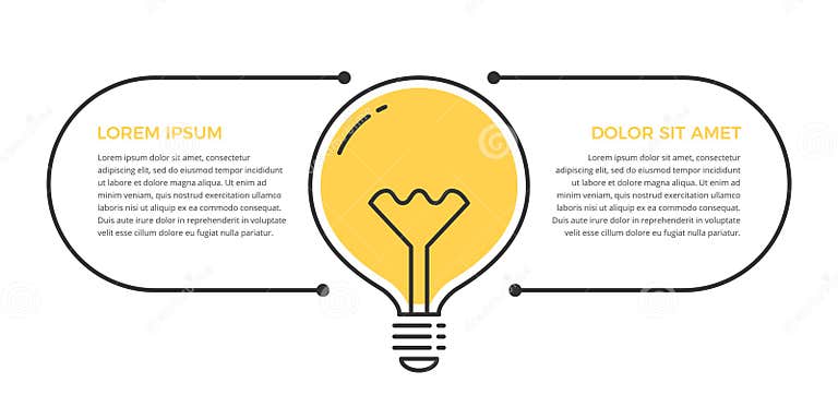 Bulb with Place for Text stock vector. Illustration of choice - 281289427