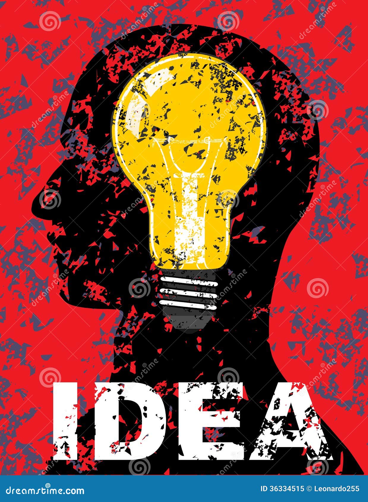 Bulb poster stock vector. Illustration of energy, doodle - 36334515