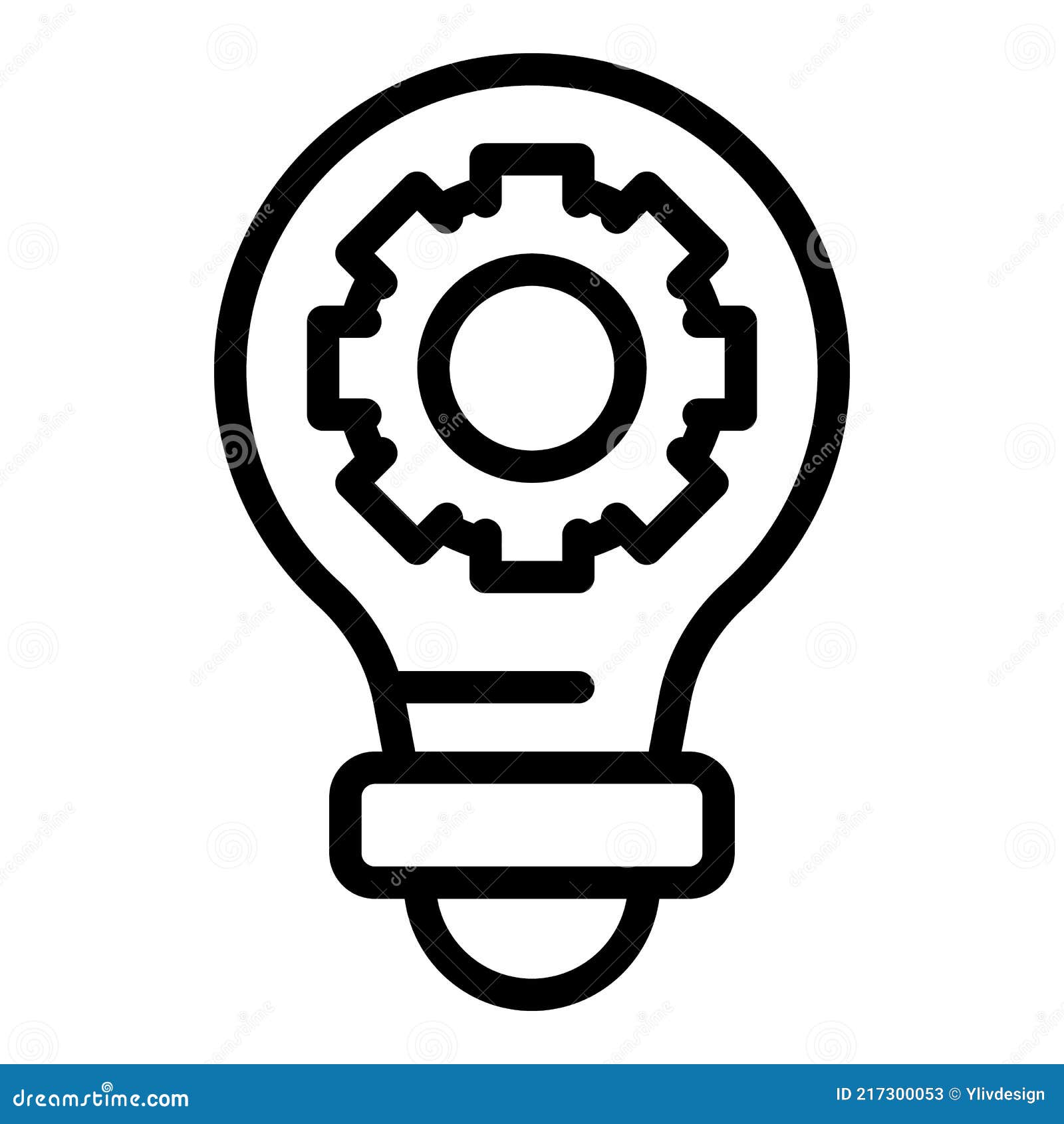 Realization Icon. Simple Creative Element. Filled Monochrome ...