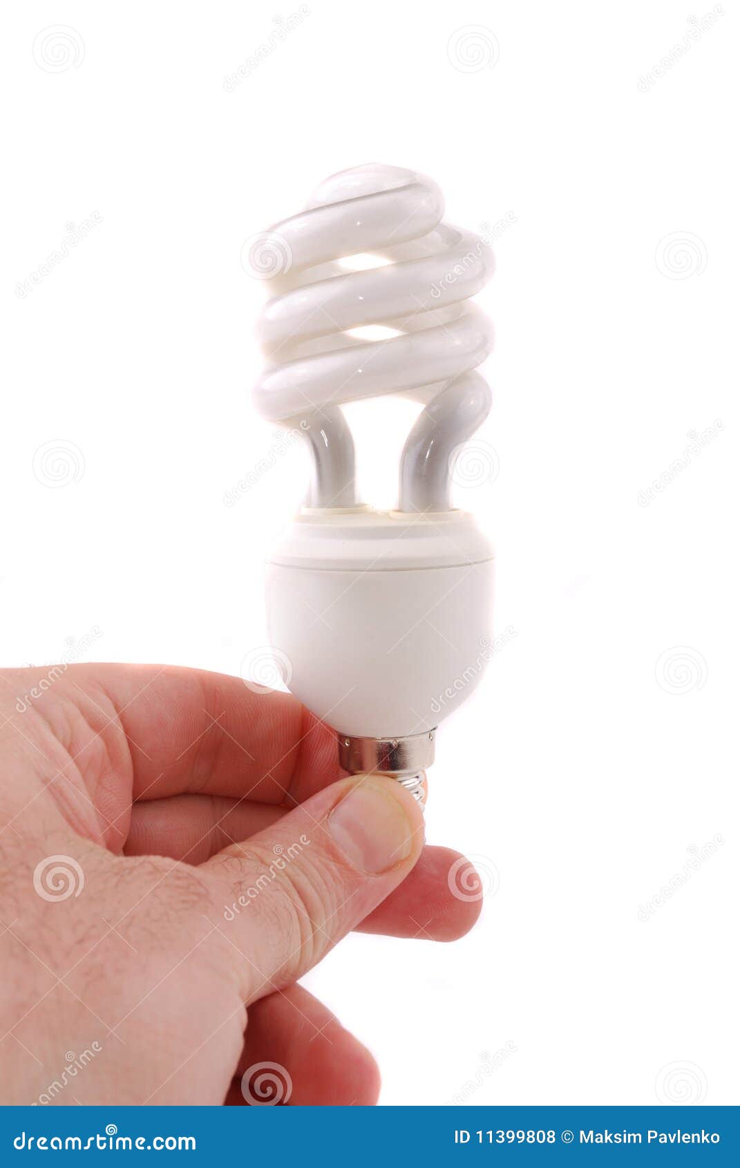Bulb of spiral type stock photo. Image of energy, green - 11399808