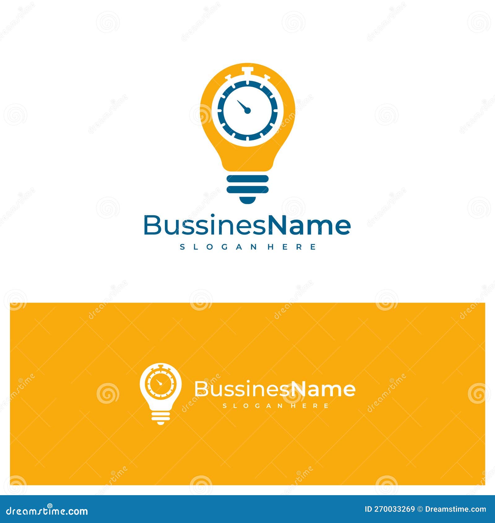 Bulb Time Logo Vector Template. Creative Bulb Logo Design Concepts ...