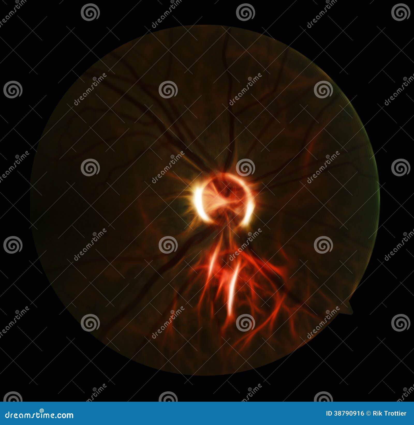 Bulbo oculare illustrazione di stock. Illustrazione di ciechi - 38790916