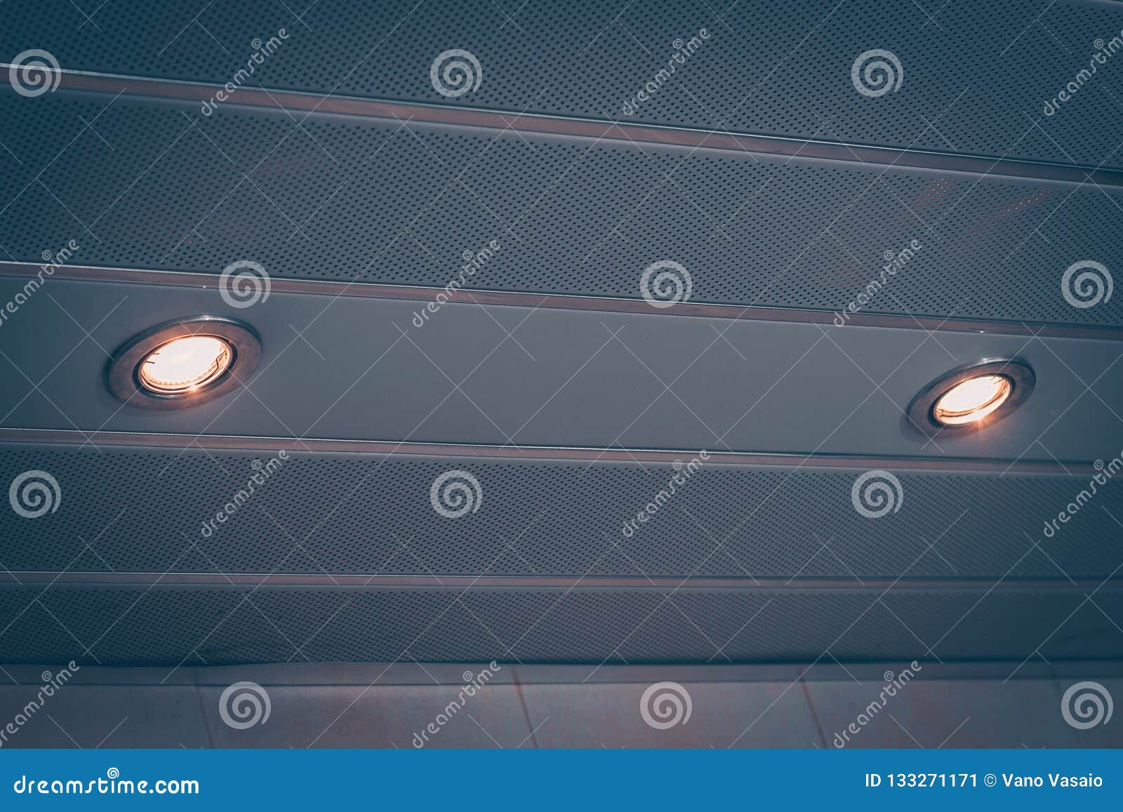 Bulbs Spots Embedded in the Ceiling Stock Image - Image of ceiling ...