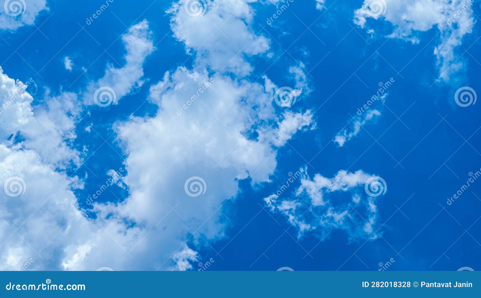 The bule sky and clouds stock photo. Image of color - 282018328