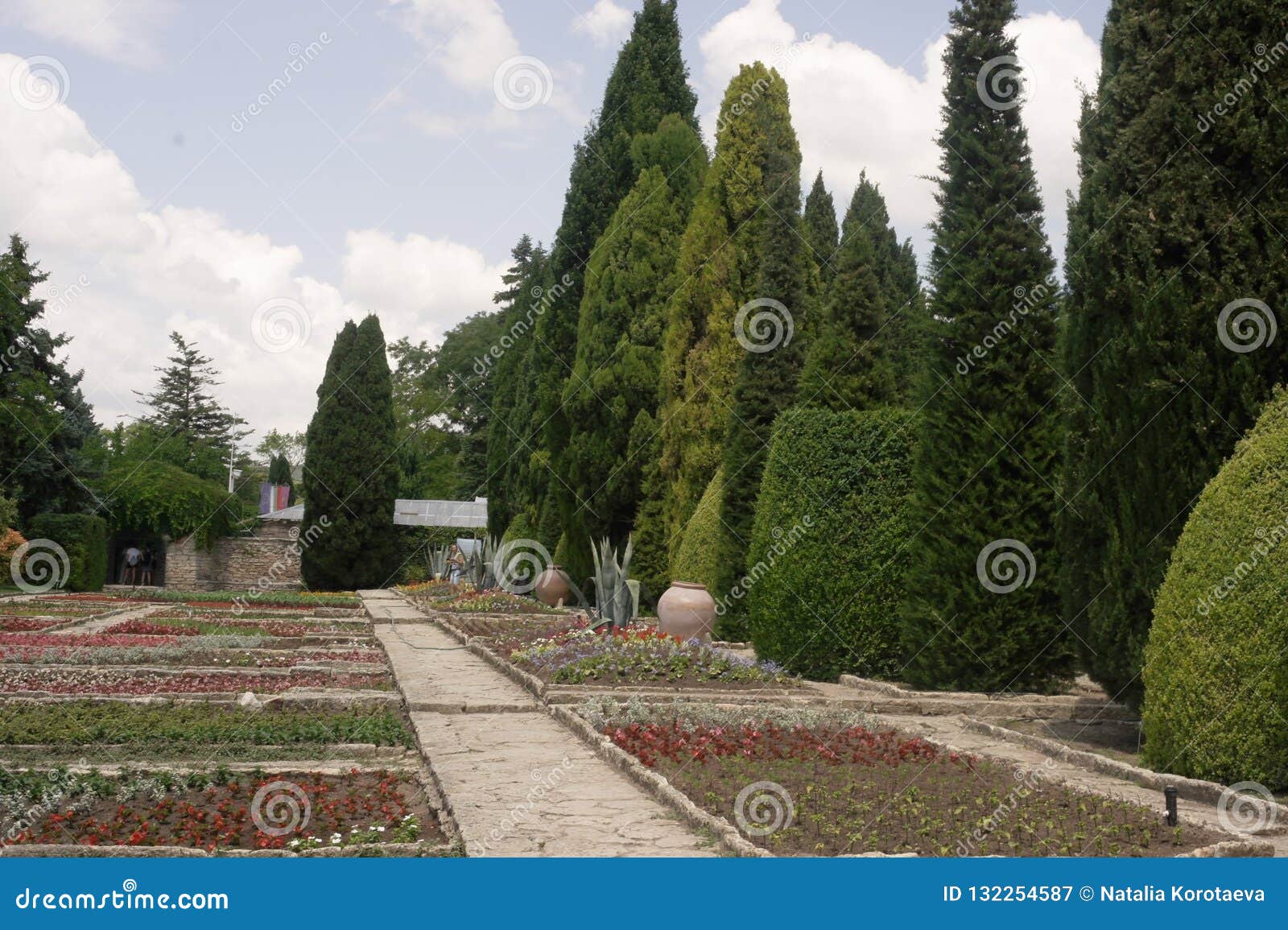 Bulgaria, Botanical Garden in Balchik Stock Image - Image of flower ...