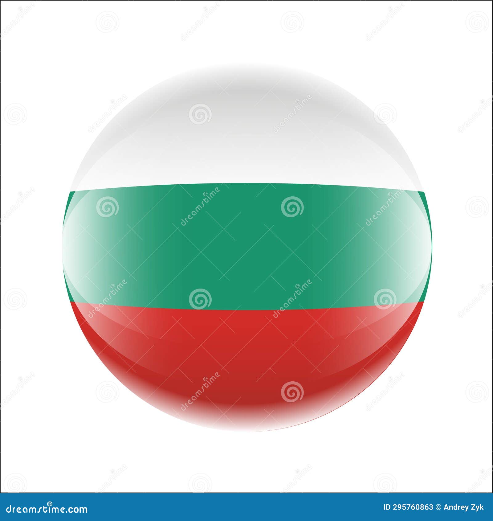 Bulgaria flag icon in the stock vector. Illustration of sofia - 295760863