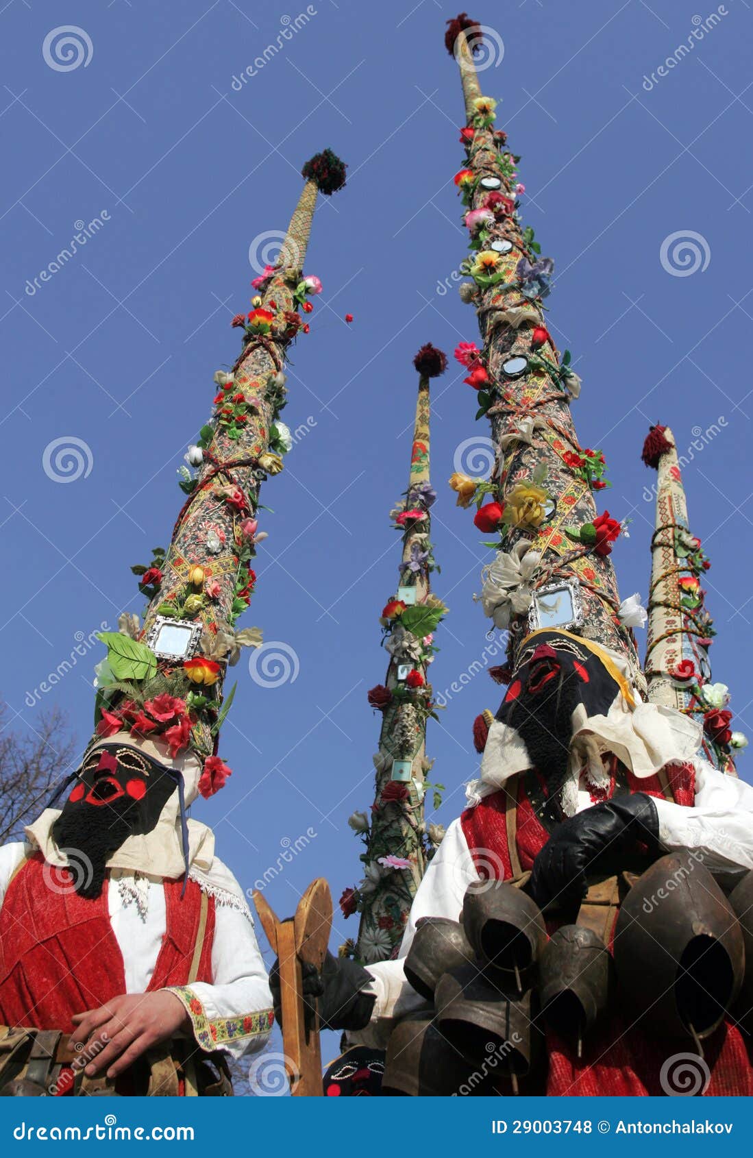 Bulgaria Kukeri Masquerade editorial stock photo. Image of customs ...