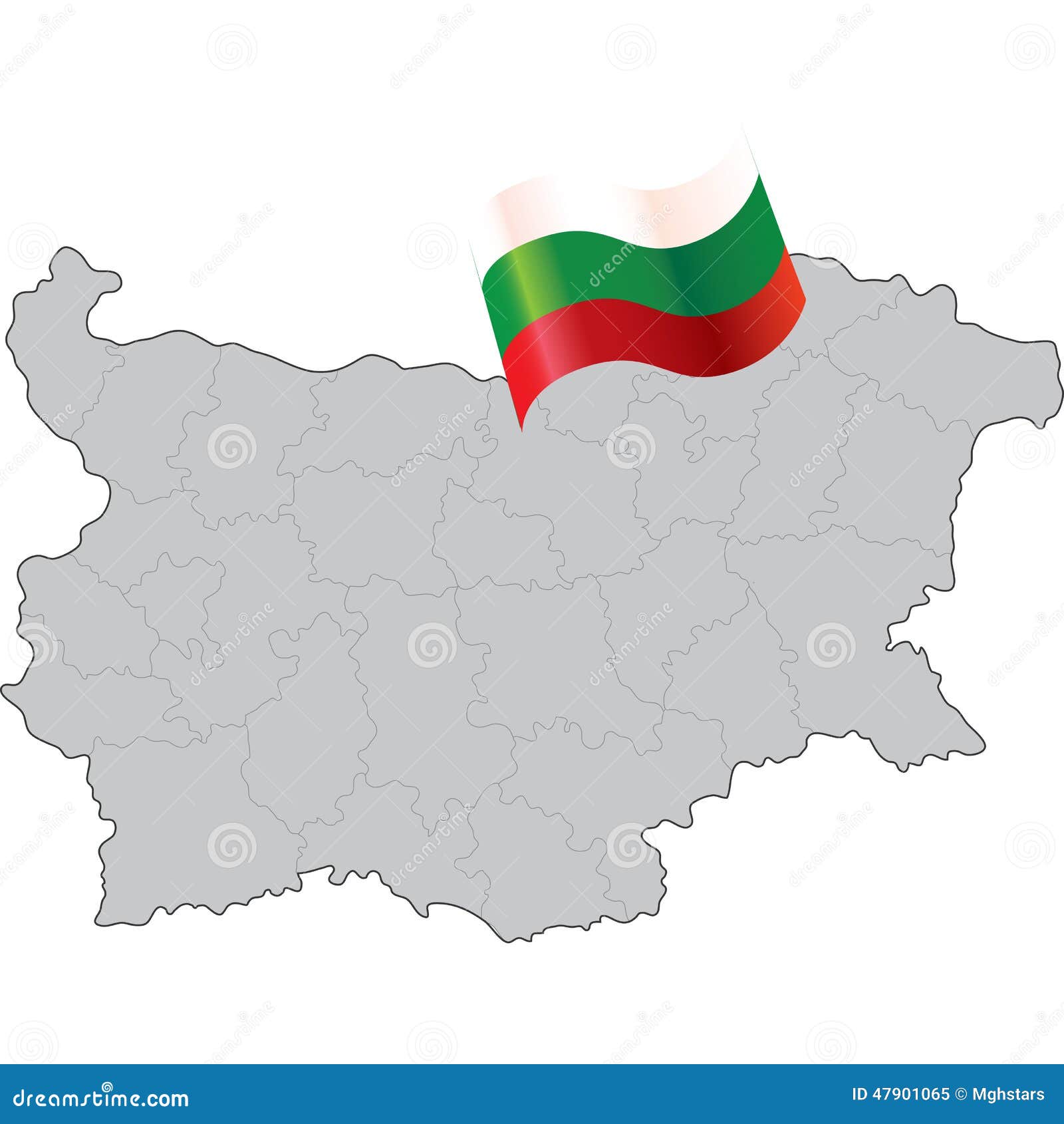 Bulgaria stock illustration. Illustration of state, flag - 47901065