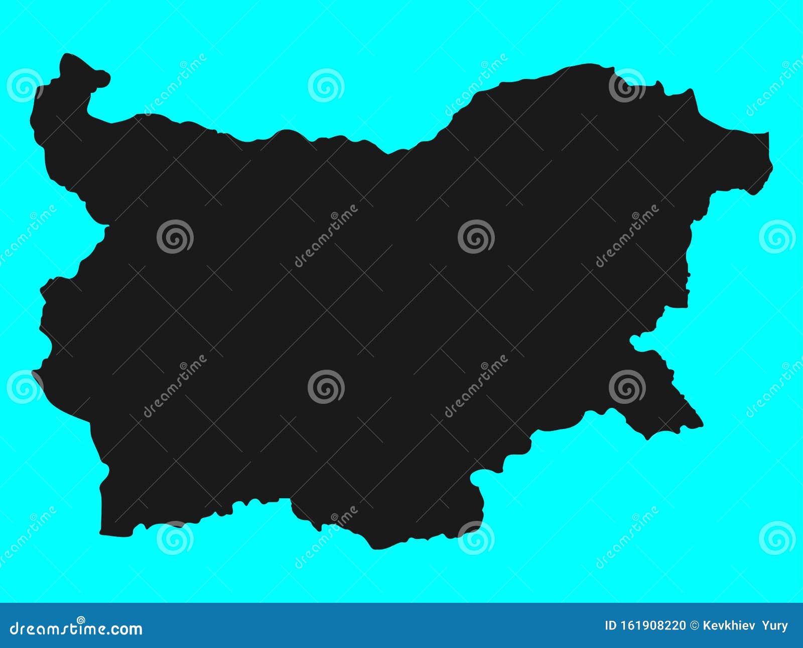 Bulgaria Map Vector Illustration Stock Vector - Illustration of vector ...