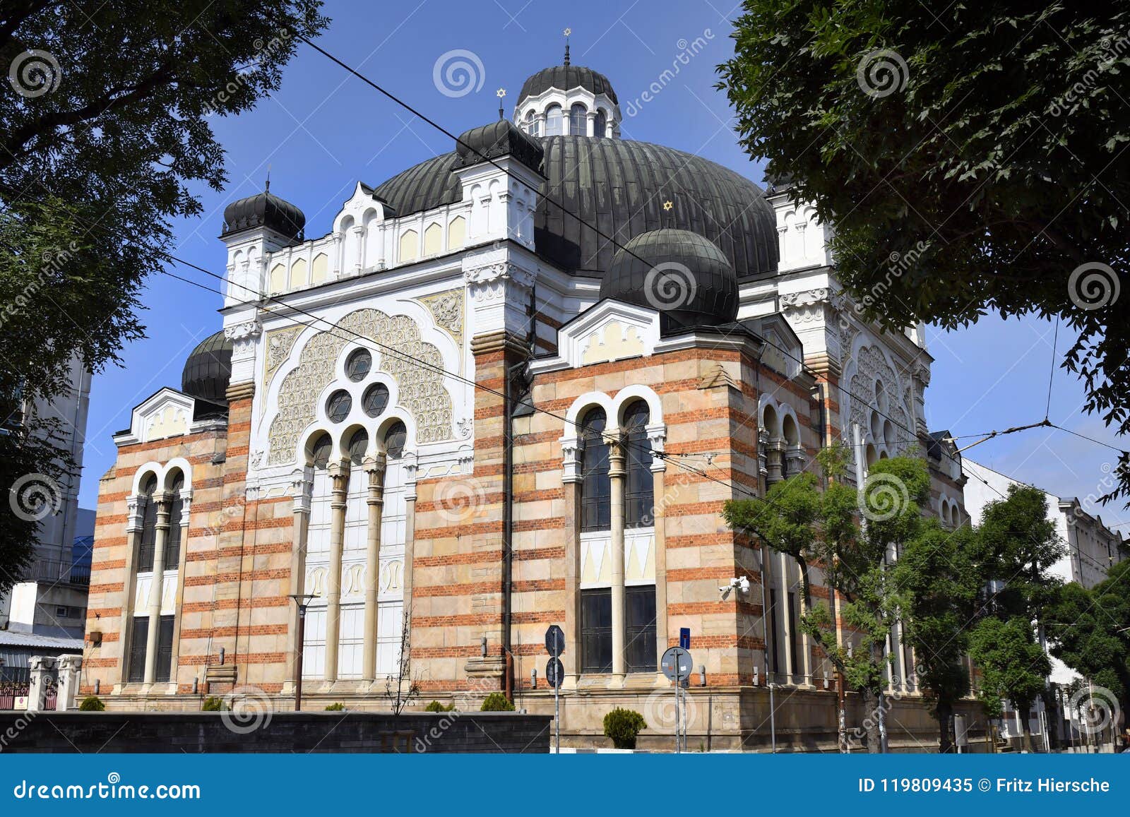 Bulgaria, Sofia, Synagogue stock image. Image of sofia - 119809435