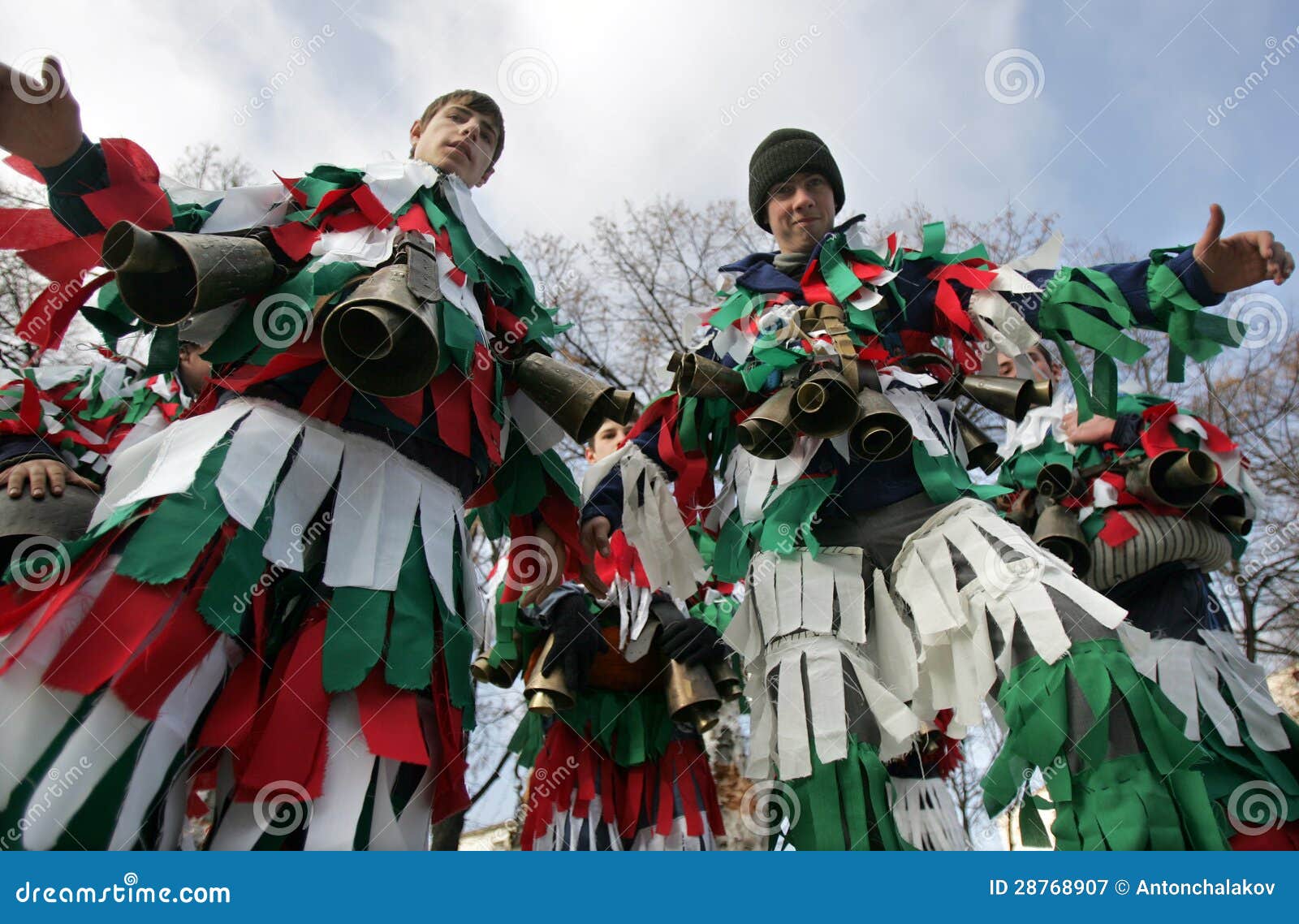 Bulgaria tradition Kukeri editorial photography. Image of europe - 28768907
