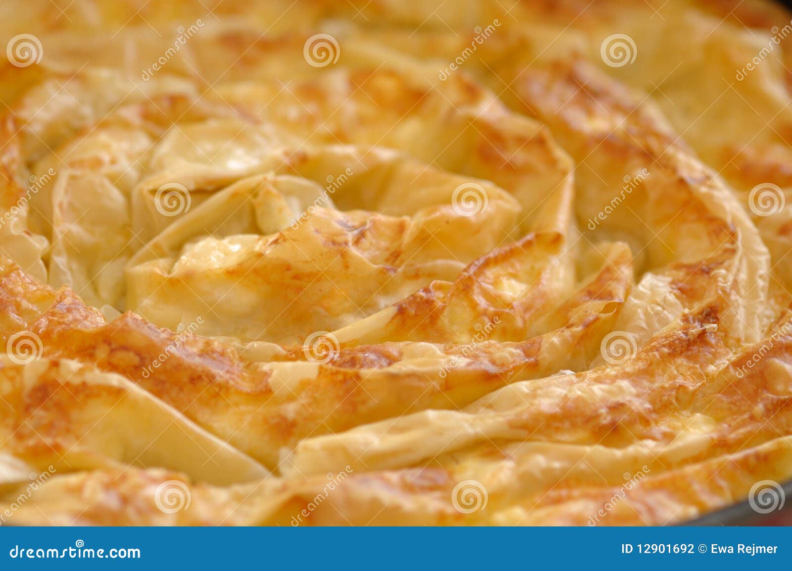 Bulgarian banica stock photo. Image of banitsa, dough - 12901692