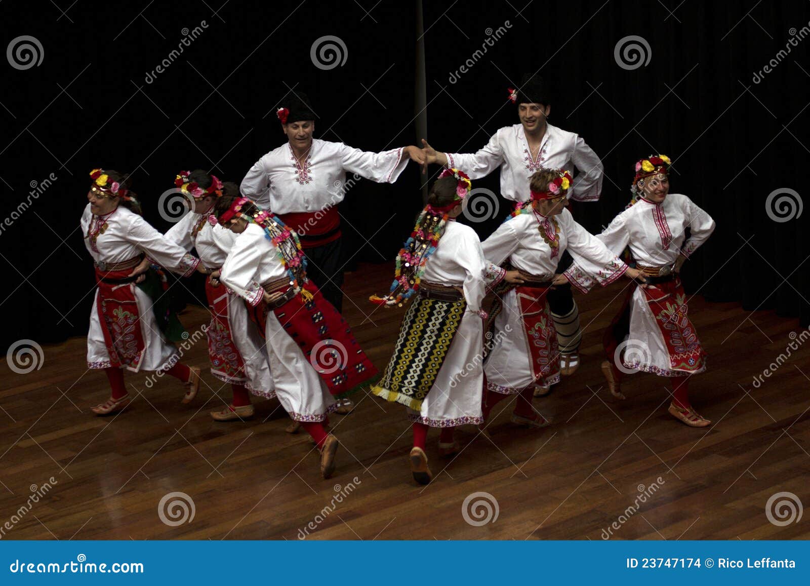 Bulgarian Dancers editorial stock image. Image of traditional - 23747174