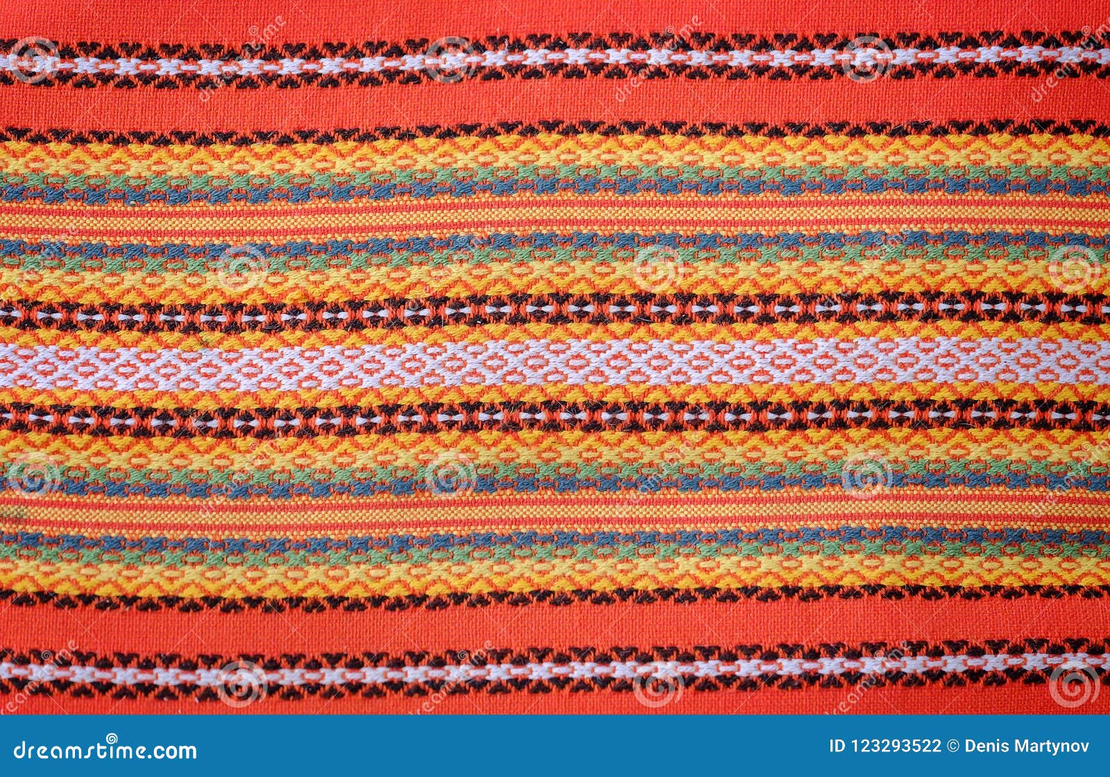 Bulgarian Embroidered Pattern 2 Stock Photo - Image of russian, texture ...