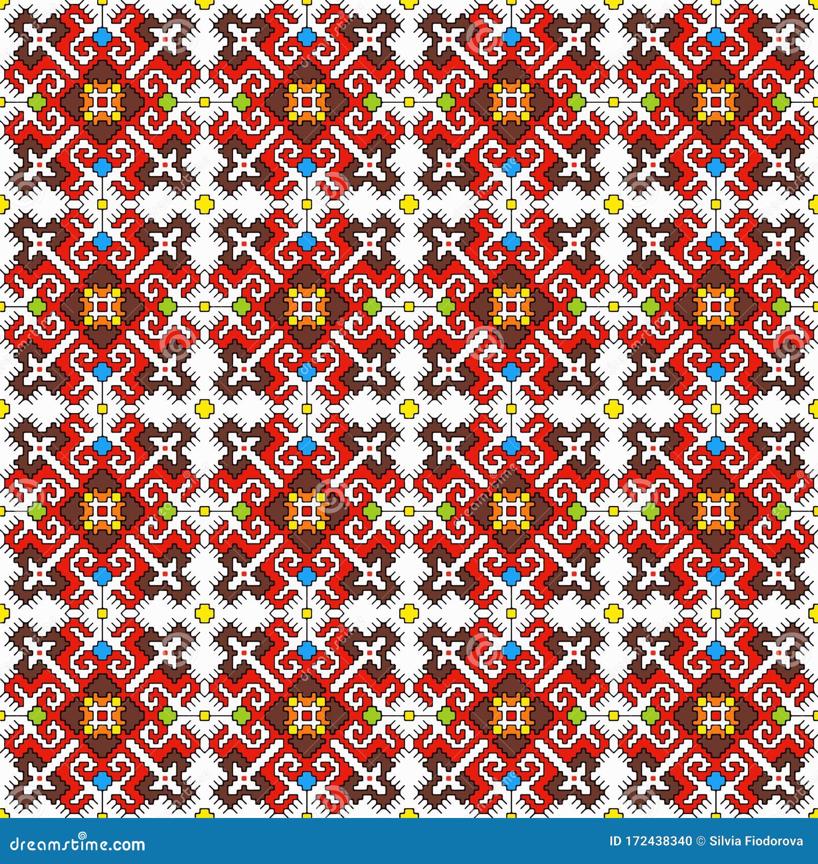 Bulgarian-folk-motif-shevitsa-pattern-013-1 Stock Illustration ...