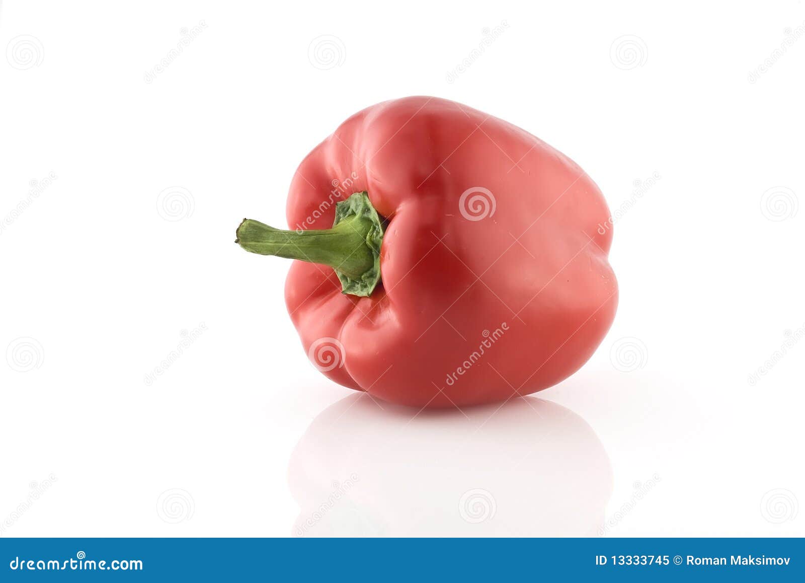 Bulgarian pepper stock image. Image of single, food, pepper - 13333745