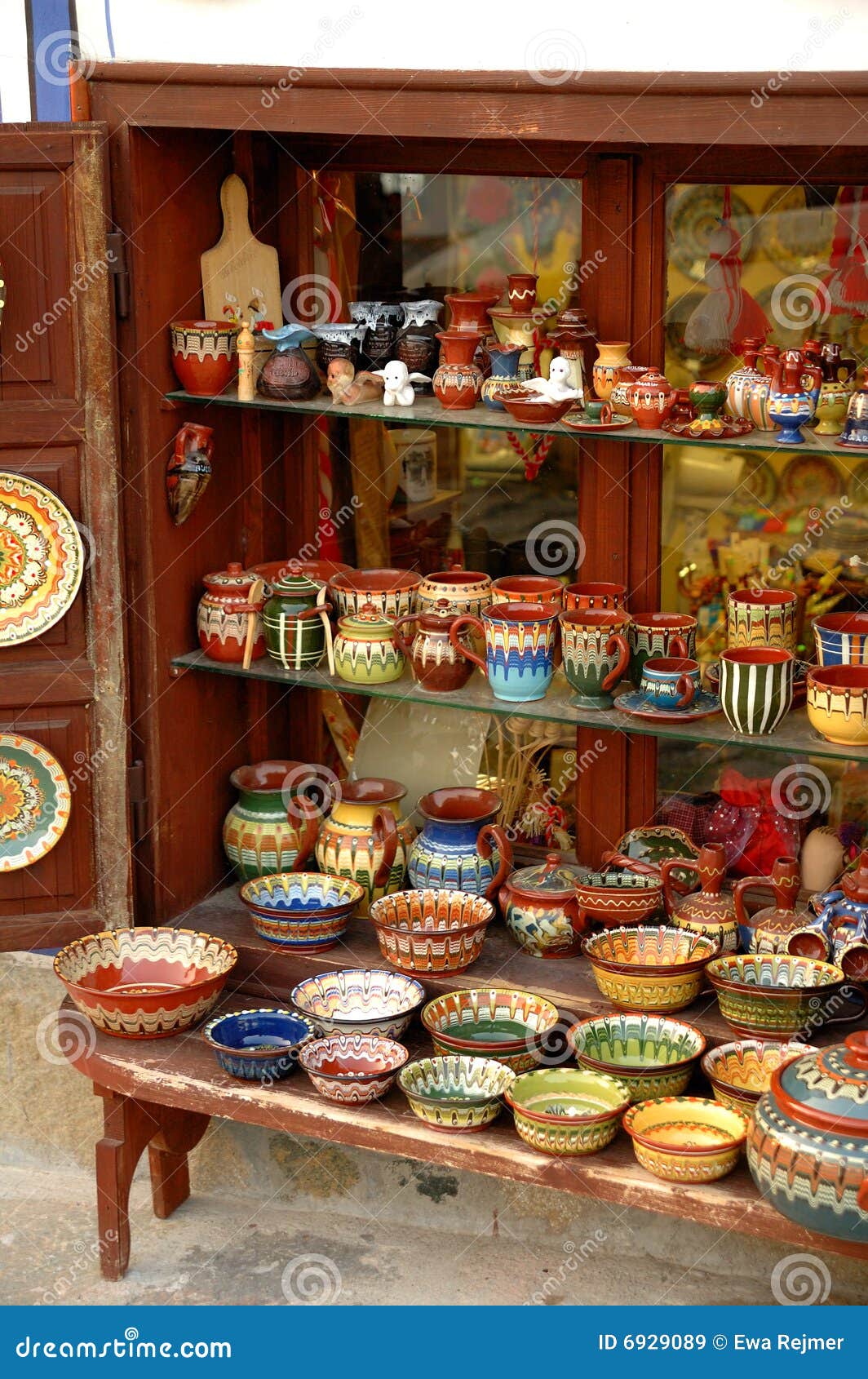 Bulgarian pottery stock image. Image of bulgarian, ceramics - 6929089