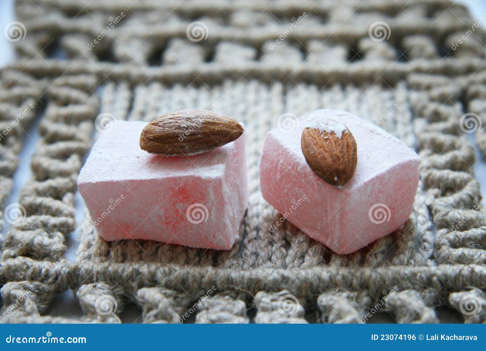 Bulgarian Rahat loukoum stock photo. Image of almonds - 23074196