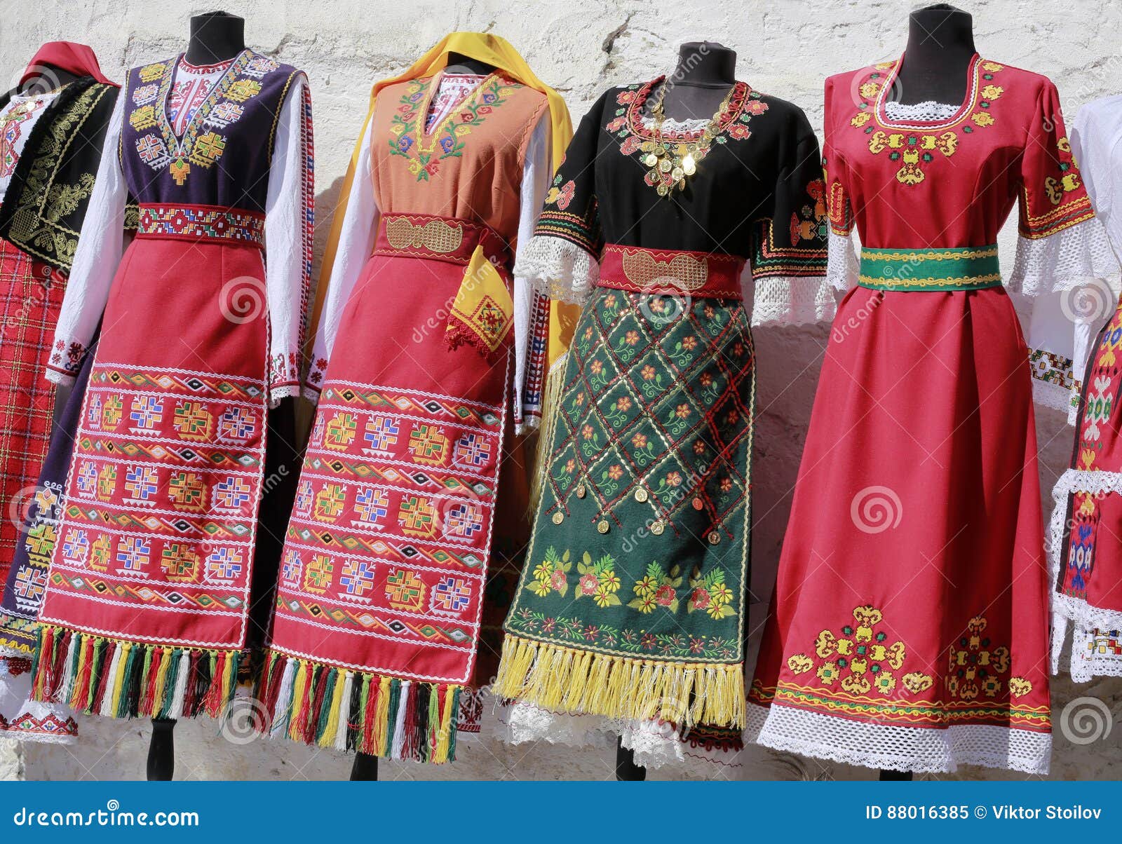 Bulgarian Traditional Clothes Stock Image - Image of national ...