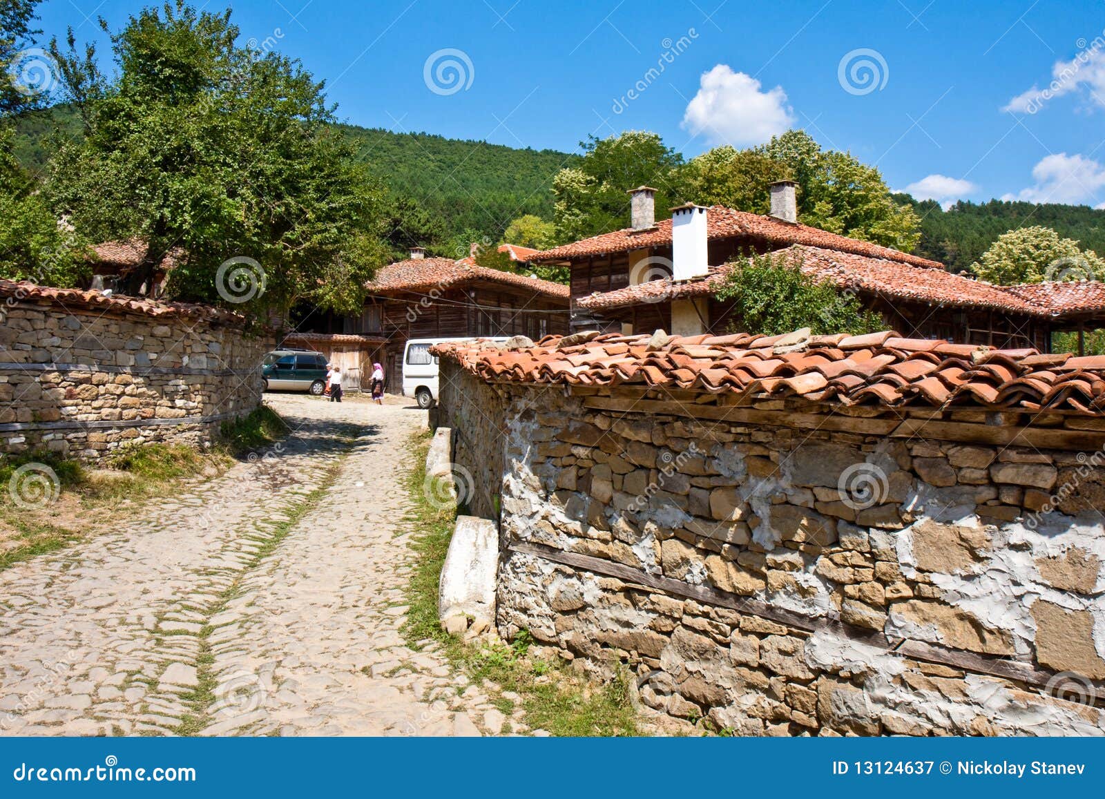 Bulgarian Village stock image. Image of home, bulgarian - 13124637