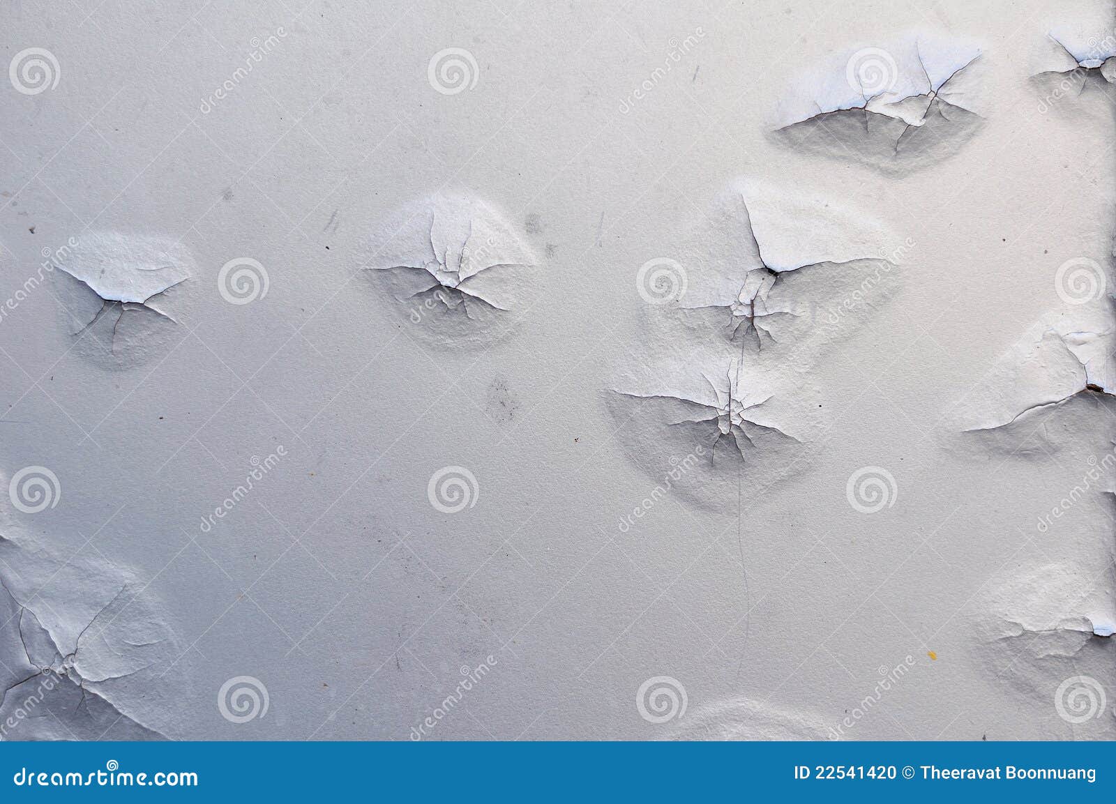 Bulge Rusting on Aluminium Sheet Stock Photo - Image of round ...