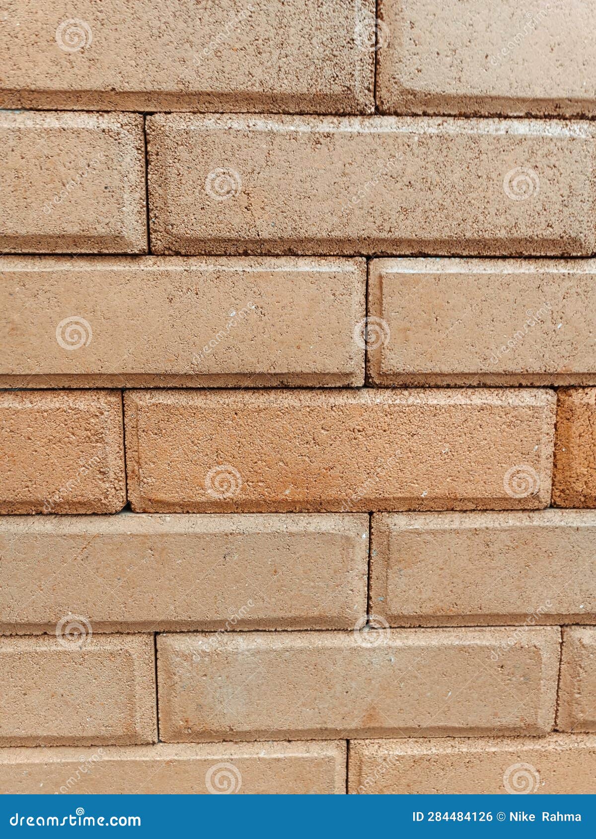 Bulging bricks in the wall stock photo. Image of building - 284484126