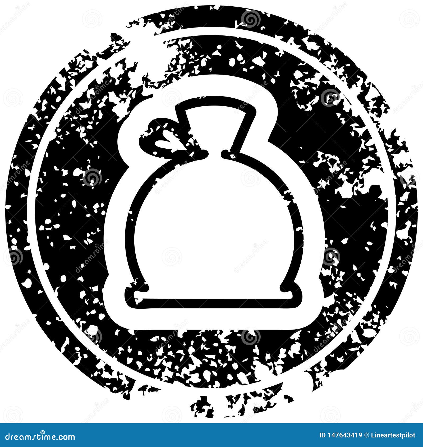 A Creative Bulging Sack Circular In Rainbow Spectrum Vector ...