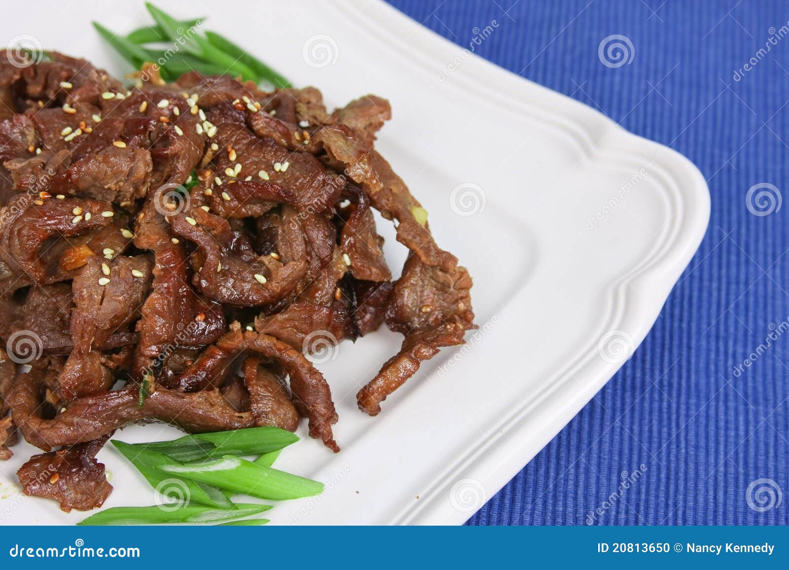 Bulgogi stock photo. Image of cooked, sesame, marinated - 20813650