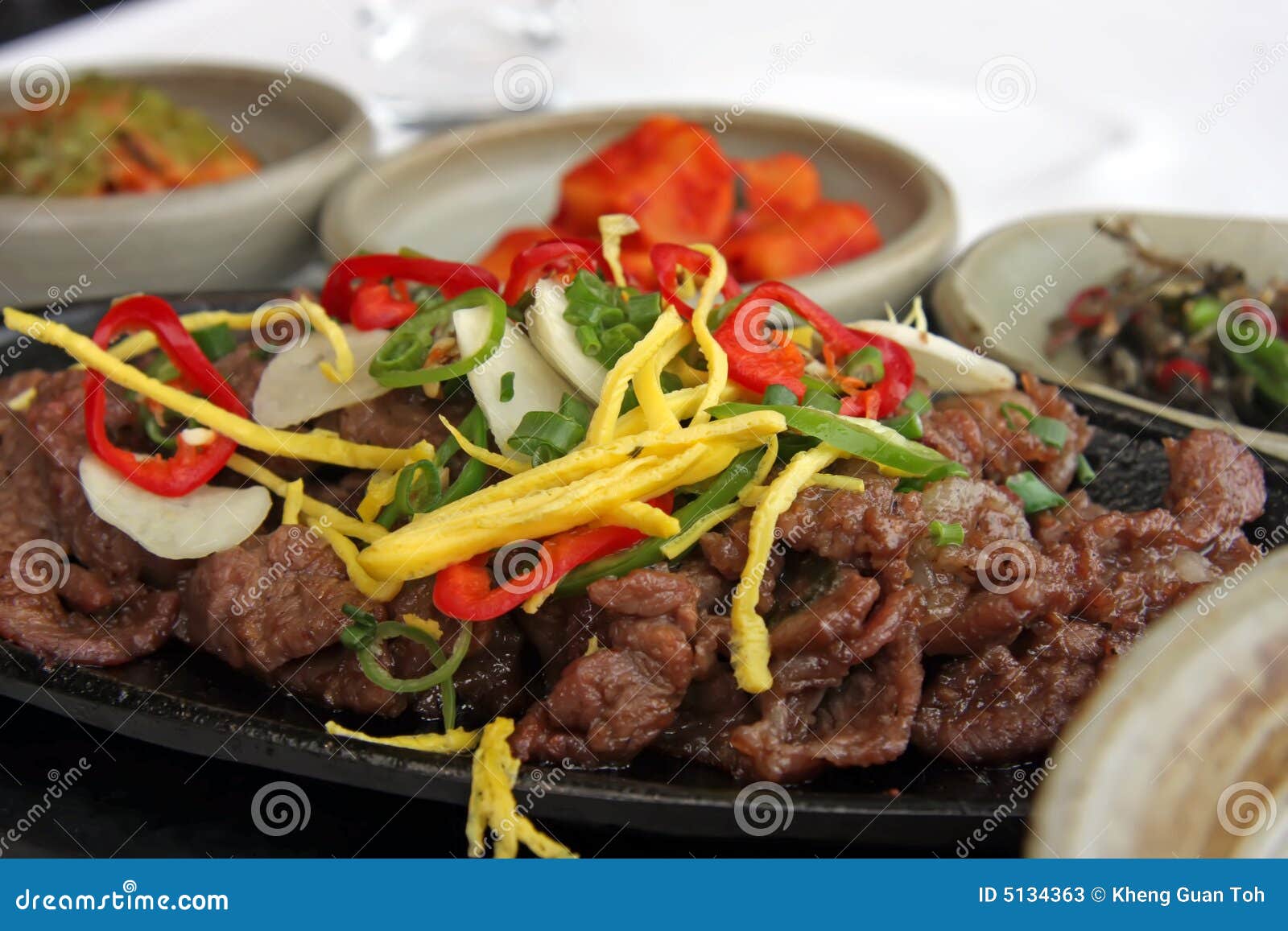 Bulgogi coreano imagen de archivo. Imagen de carne, plato - 5134363