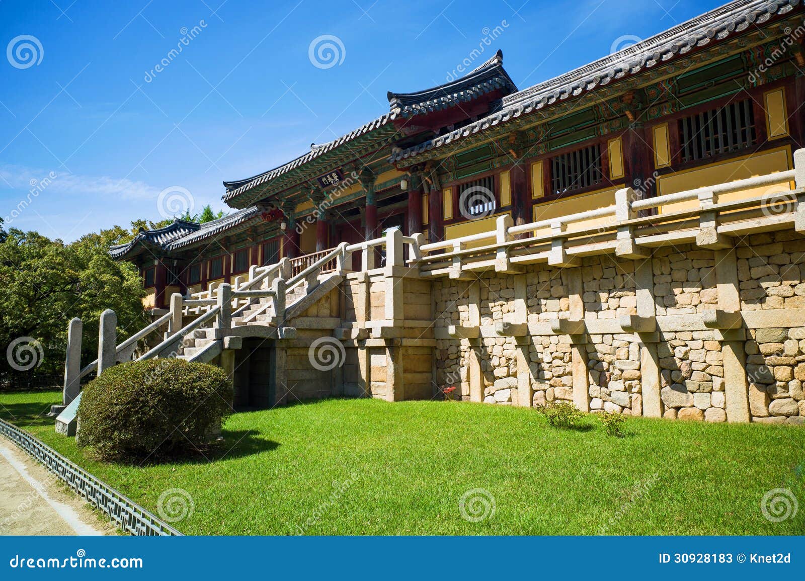 Bulguksa Temple in South Korea Stock Image - Image of design, buddha ...