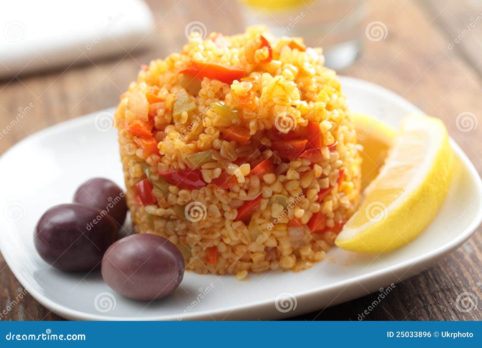 Bulgur pilaf stock photo. Image of vegetarian, turkish - 25033896