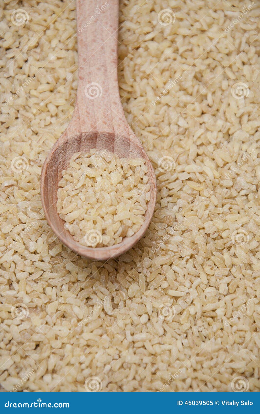Bulgur and spoon stock image. Image of spoon, grain, durum - 45039505