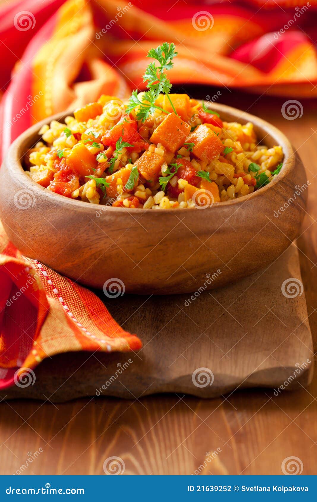 Bulgur with vegetables stock photo. Image of eating, bulgur - 21639252