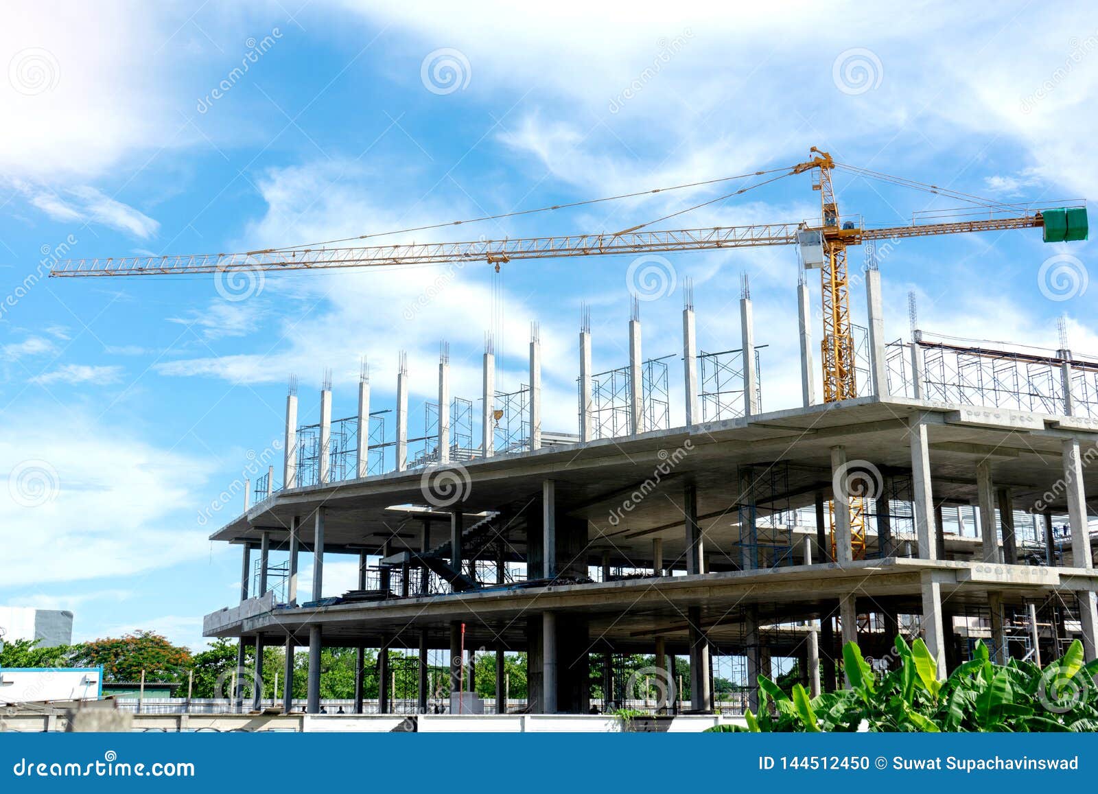 Buliding Constrution Project Work for Bulid Stock Photo - Image of ...