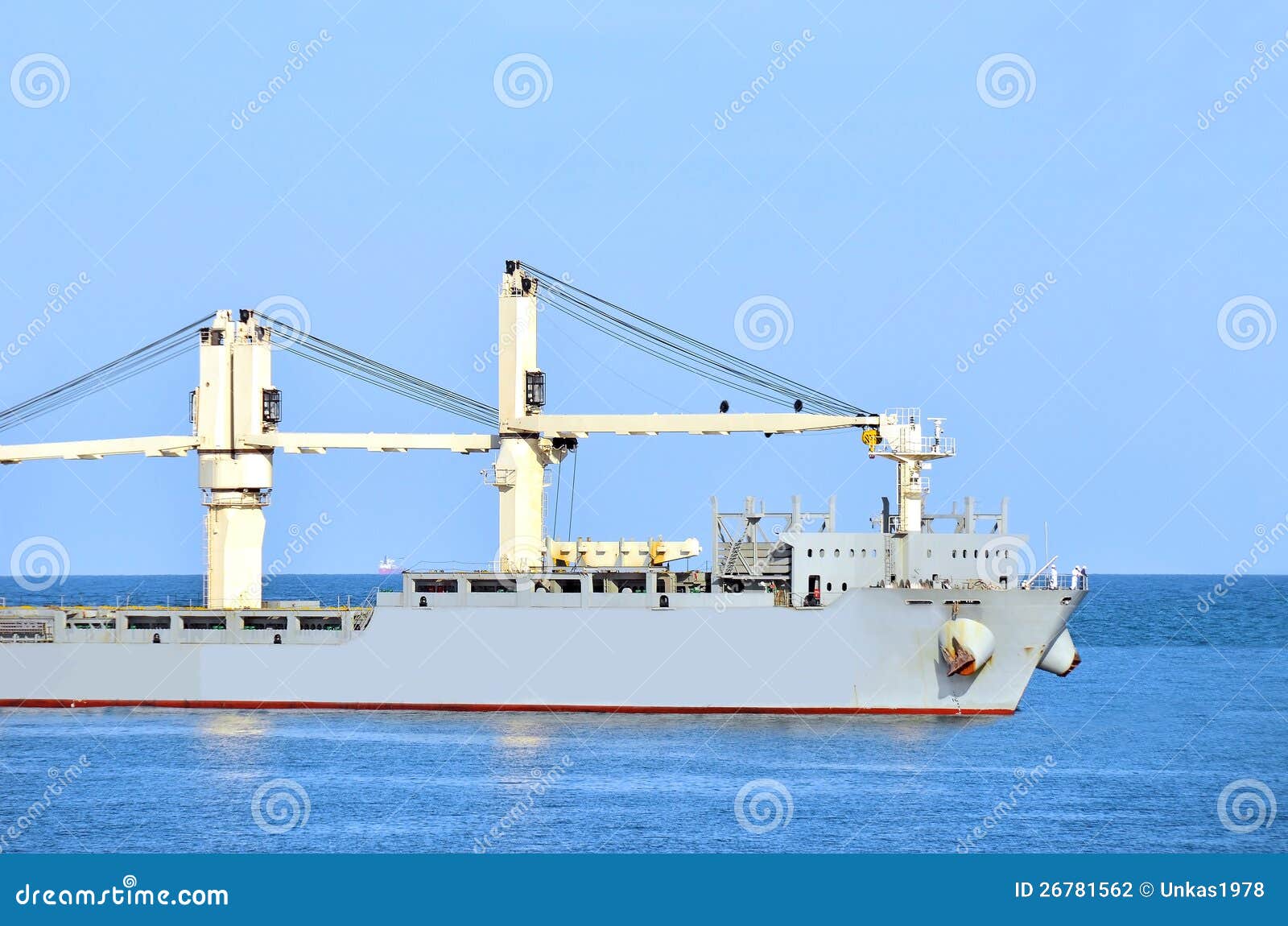 Bulk cargo ship stock photo. Image of freight, freighter - 26781562