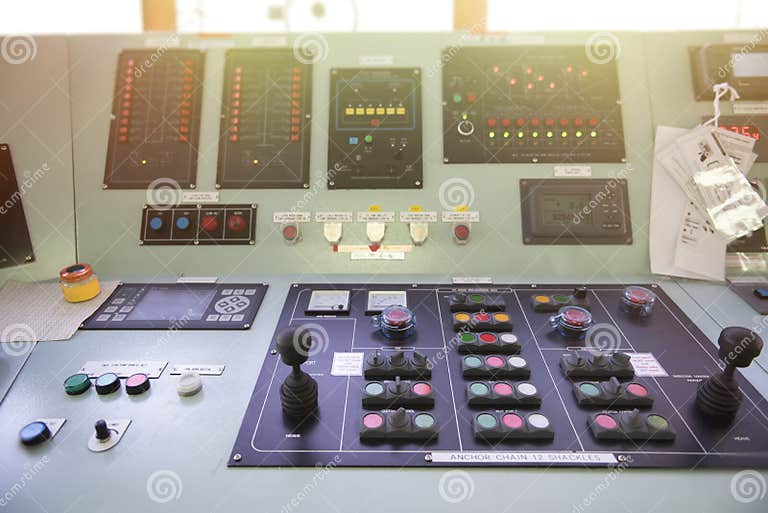 Bulk Control Panel in Tanker Stock Photo - Image of sailor, deck: 90492674