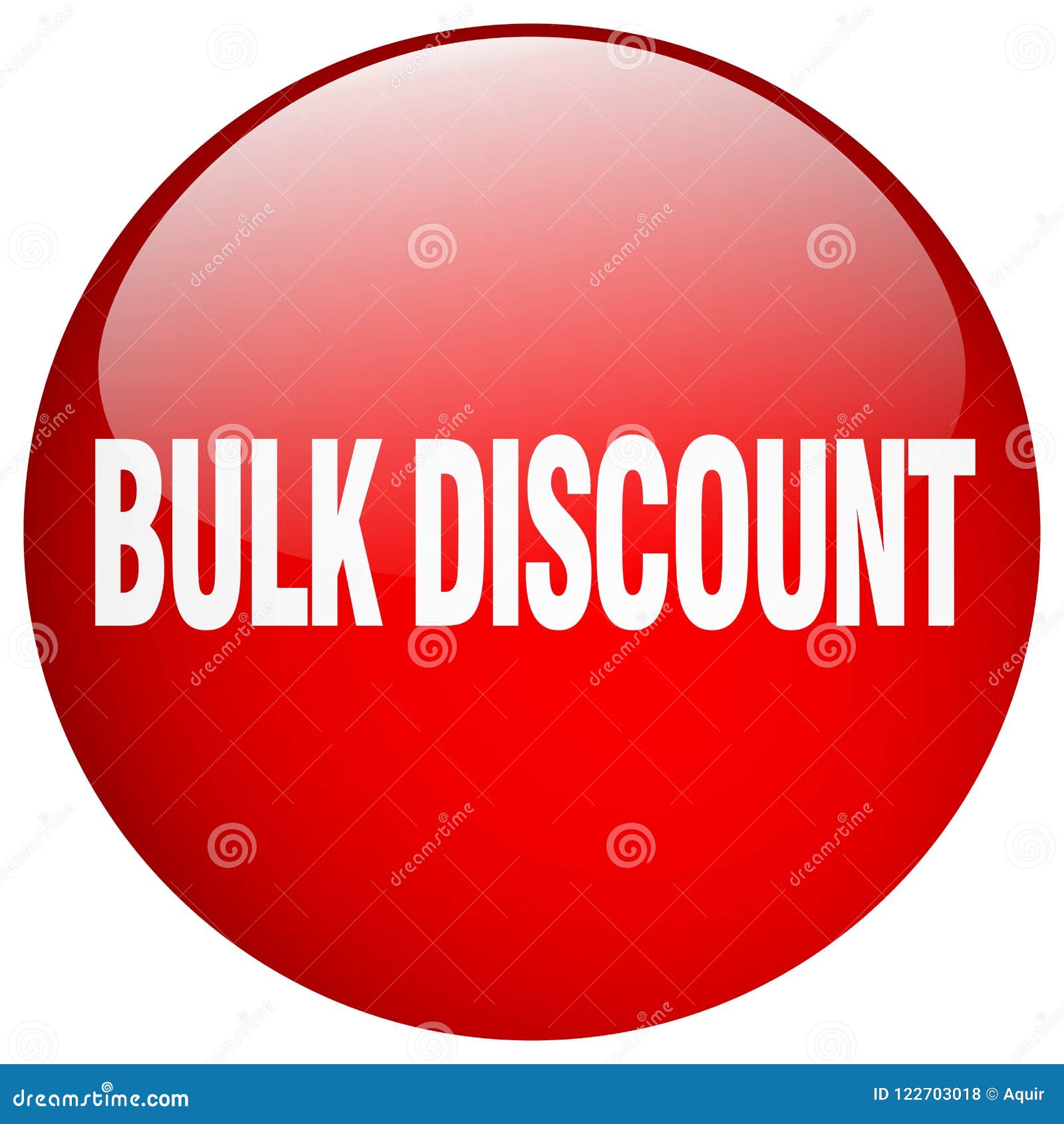 Bulk discount button stock vector. Illustration of vector - 122703018
