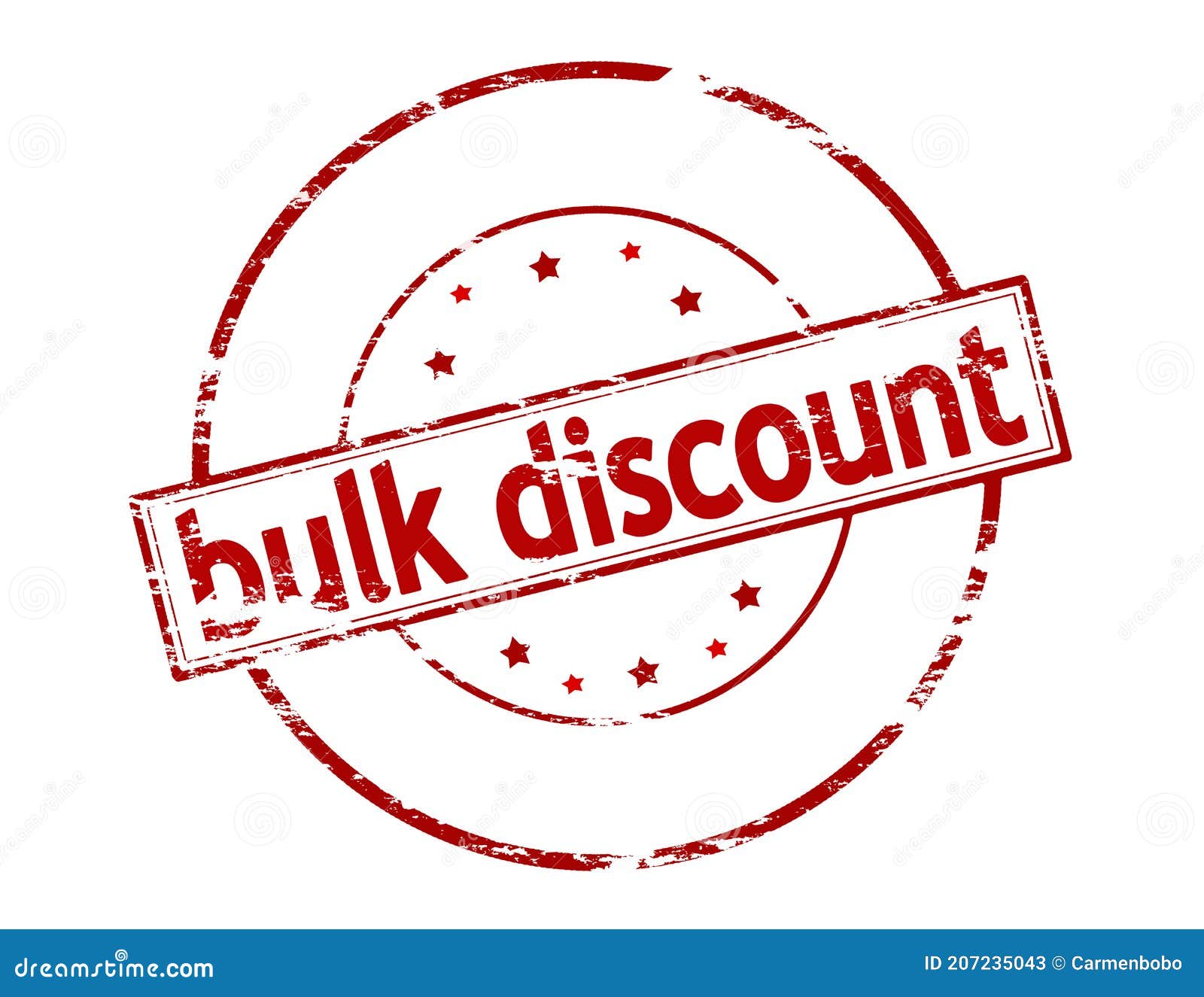Stamp with Text Bulk Discount Stock Vector - Illustration of ...