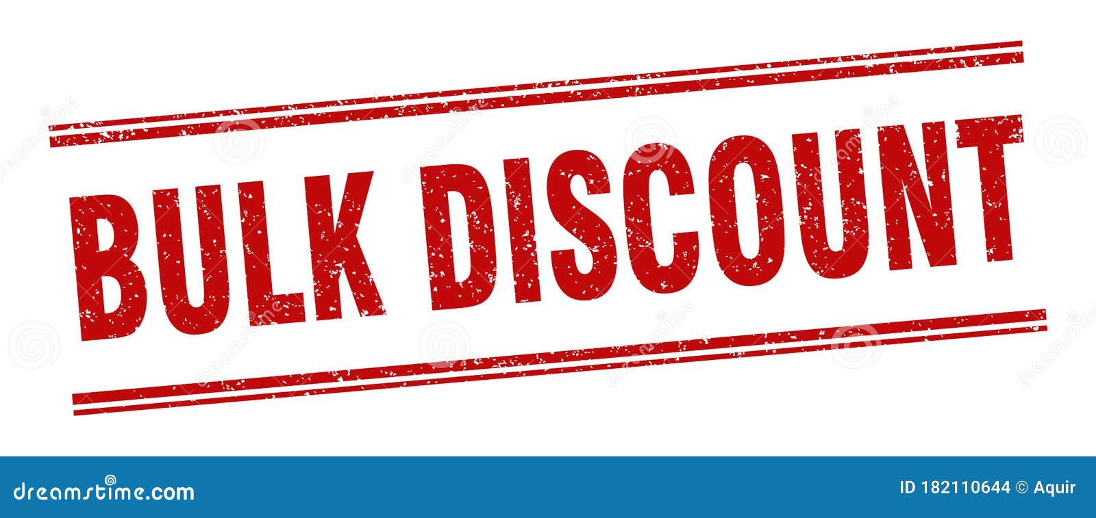 Bulk Discount Stamp. Bulk Discount Square Grunge Sign Stock Vector ...