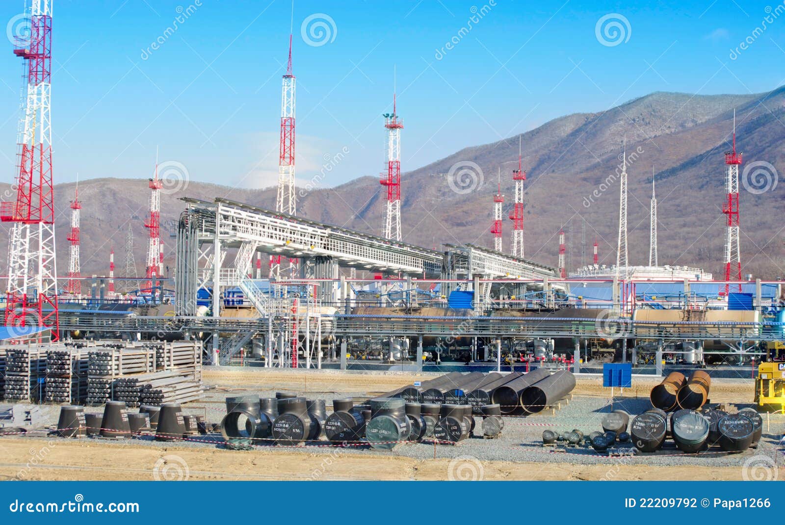 Bulk-oil platform stock photo. Image of transport, drain - 22209792