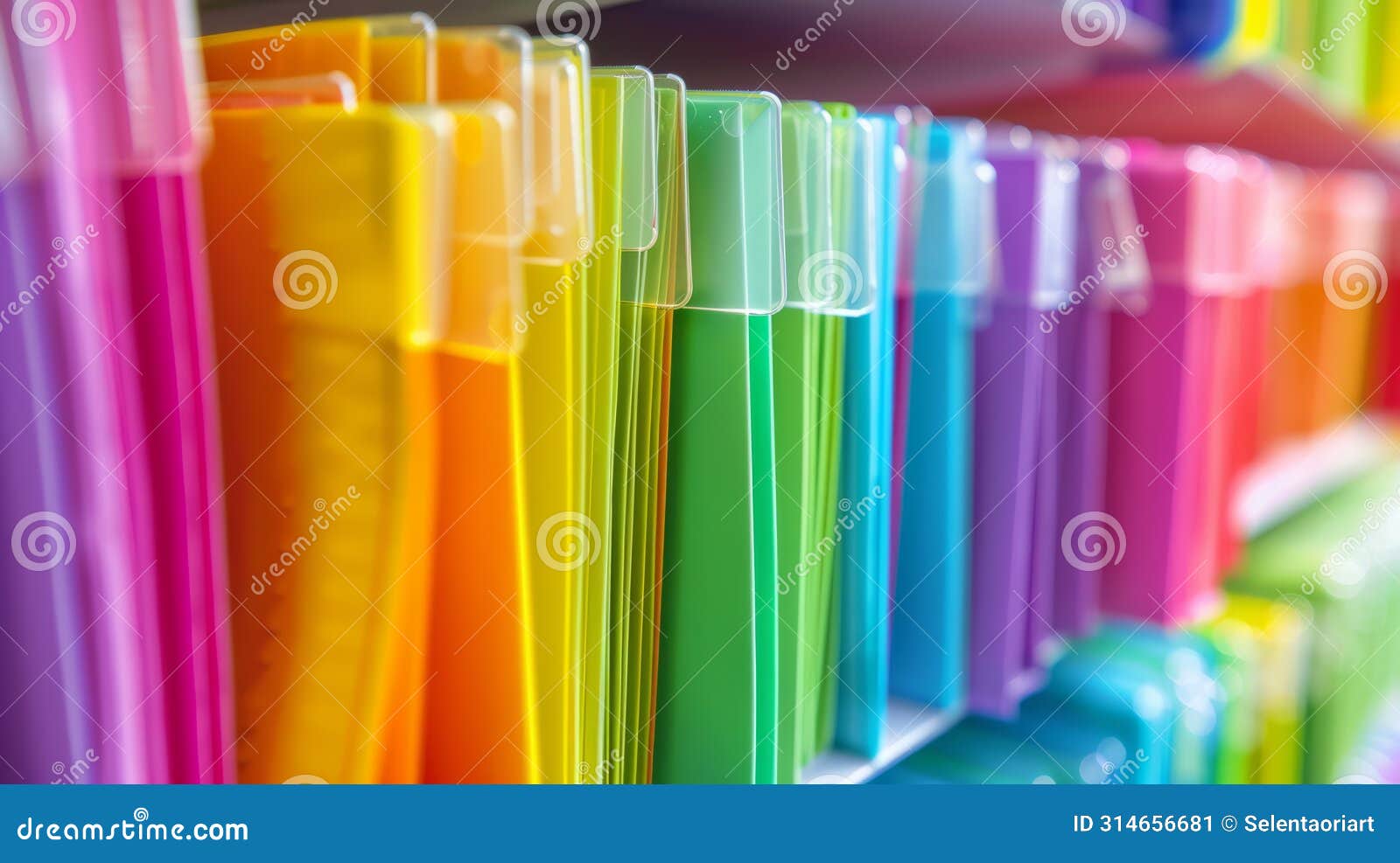 Bulk Pack Indicator Tabs for School Supplies Stock Image - Image of ...